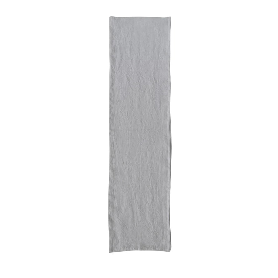 Stonewashed Linen Table Runner – Made for Home